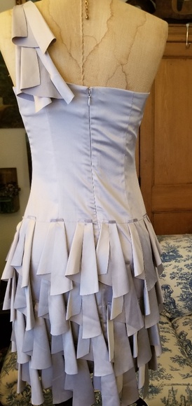 Rare Opulence | Dresses | Rare Opulence Dove Grey Party Dress | Poshmark